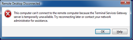 MPECS Inc. Blog: SBS 2008 – Terminal Services Gateway server is ...